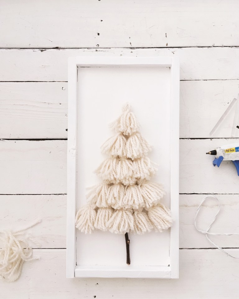 DIY Yarn Tassel Tree – the dotted bow