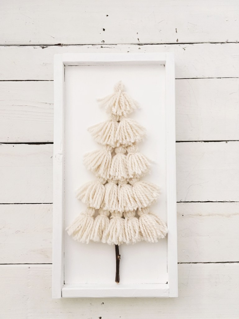 DIY Yarn Tassel Tree – the dotted bow