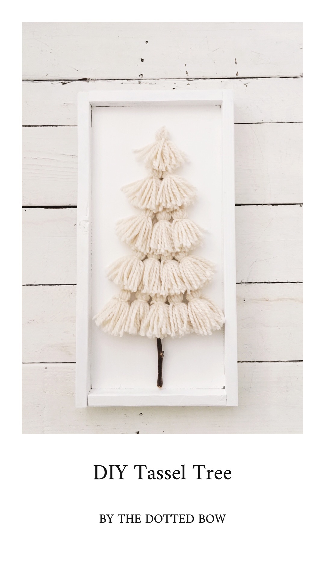 DIY Yarn Tassel Tree – the dotted bow
